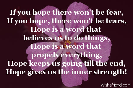 If you hope If you